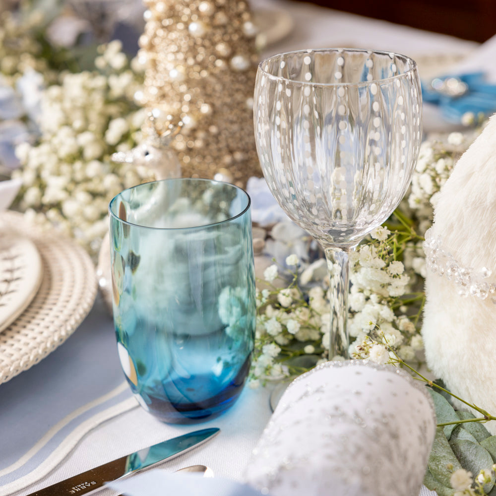 Alpine Tablescape – Hens And Hollyhocks